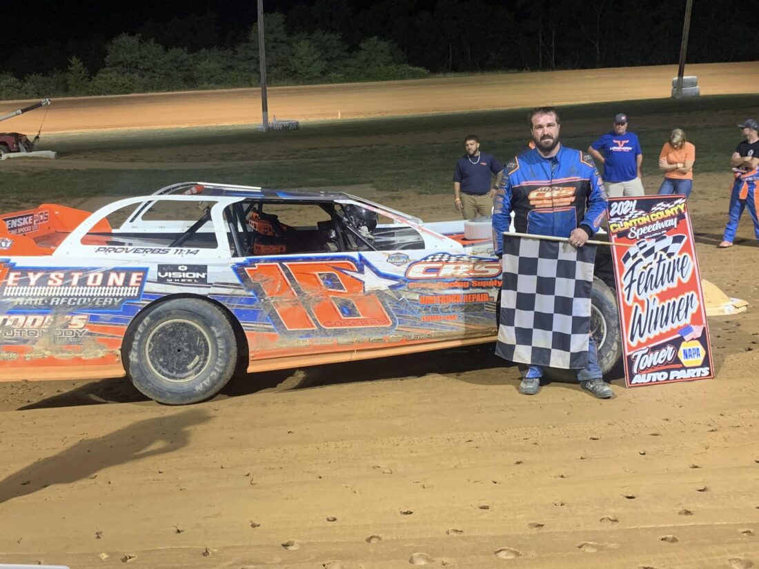 Patience: Matt Cochran catches Ohl for Clinton County auto racing win ...